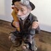 Vintage Figurine of A Tramp or Vagrant With an Umbrella, in Good ...