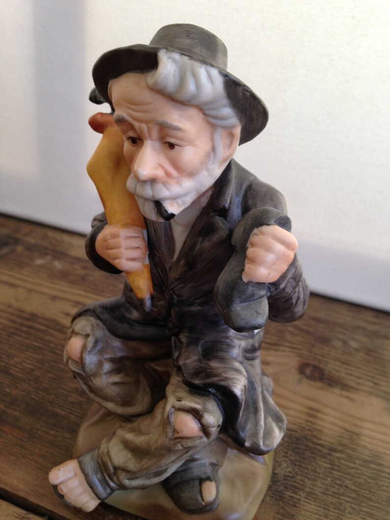 Vintage Figurine of A Tramp or Vagrant With an Umbrella in - Etsy UK