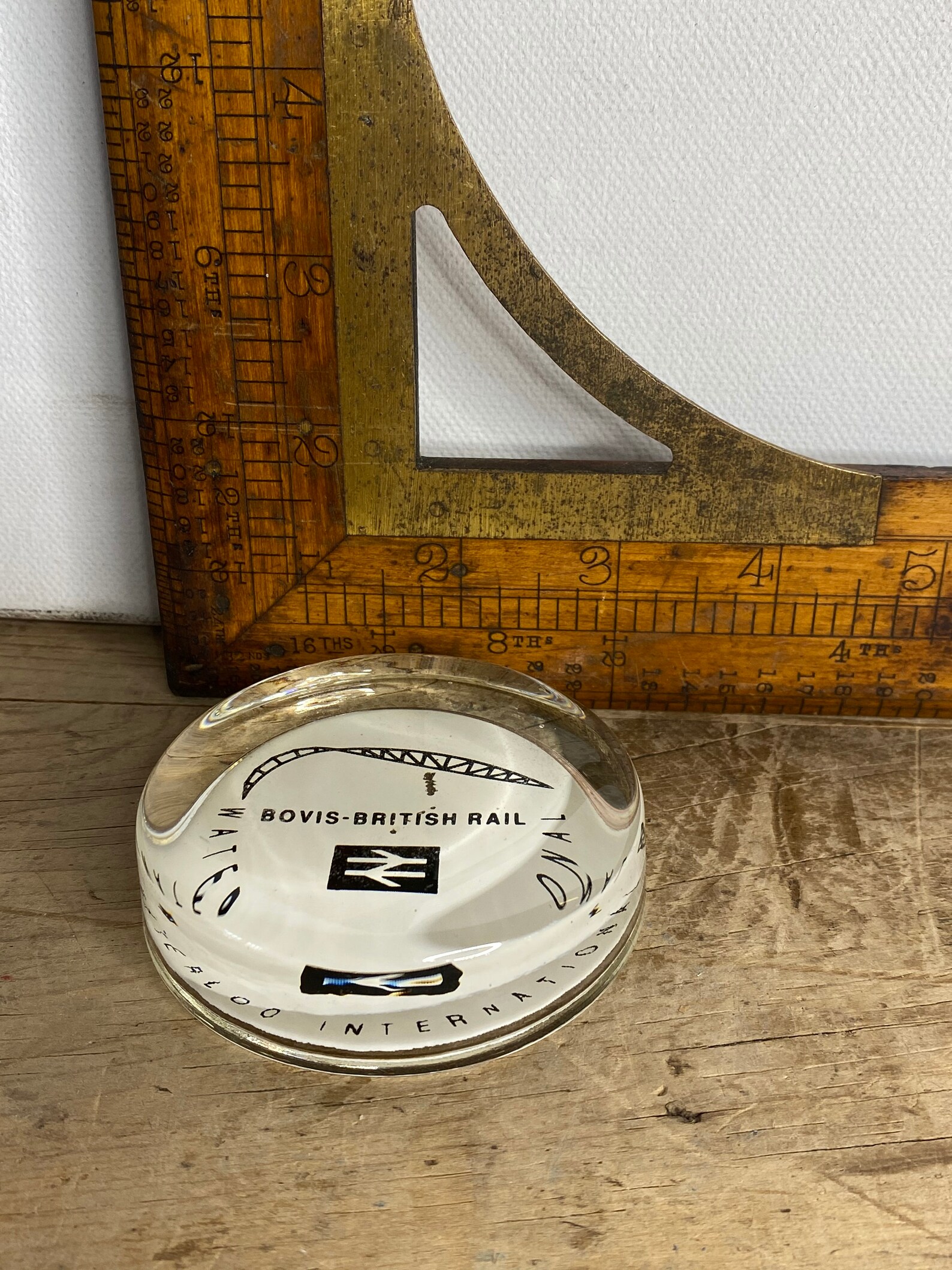 Vintage Round Bovis British Rail Waterloo International Souvenir ...