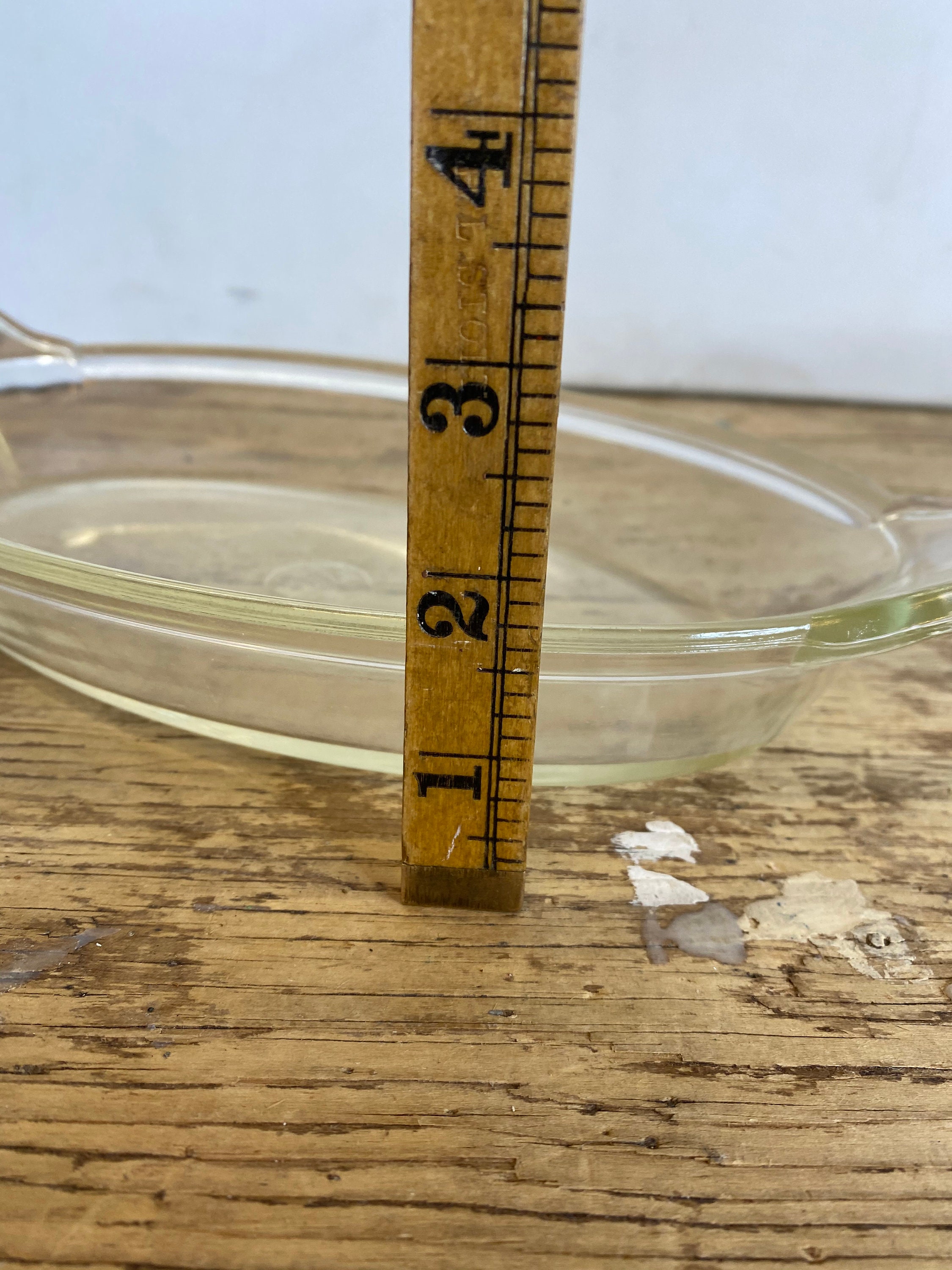 Vintage Pyrex Clear Glass Oval Oven Serving Bowl / Dish With | Etsy