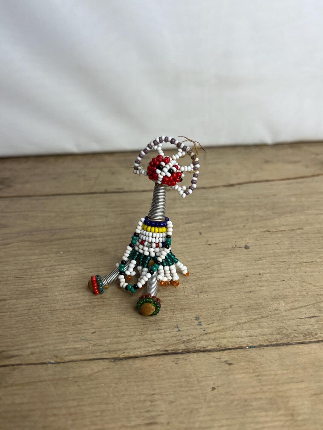 Vintage African Ndebele Bead and Wire Doll Hand Made Great Condition ...