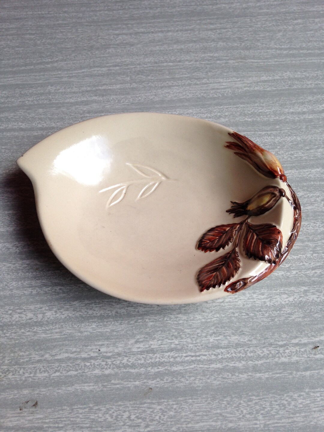 Vintage Beige Hazelnut Carlton Ware Australian Design Small Dish ...