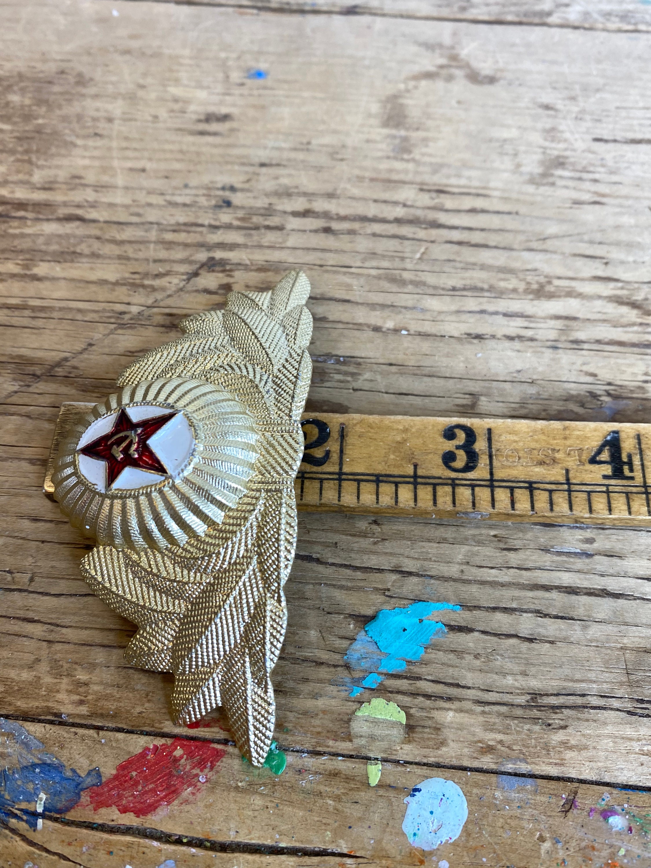 Vintage Replica Russian Cap / Uniform Badge. Very Good Condition. - Etsy