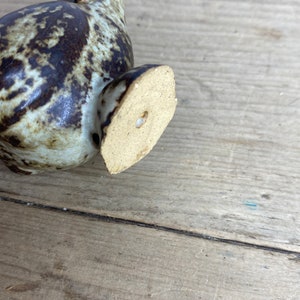 Vintage Quirky Stylised Studio Pottery Wren Bird Brown & Cream Cute ...