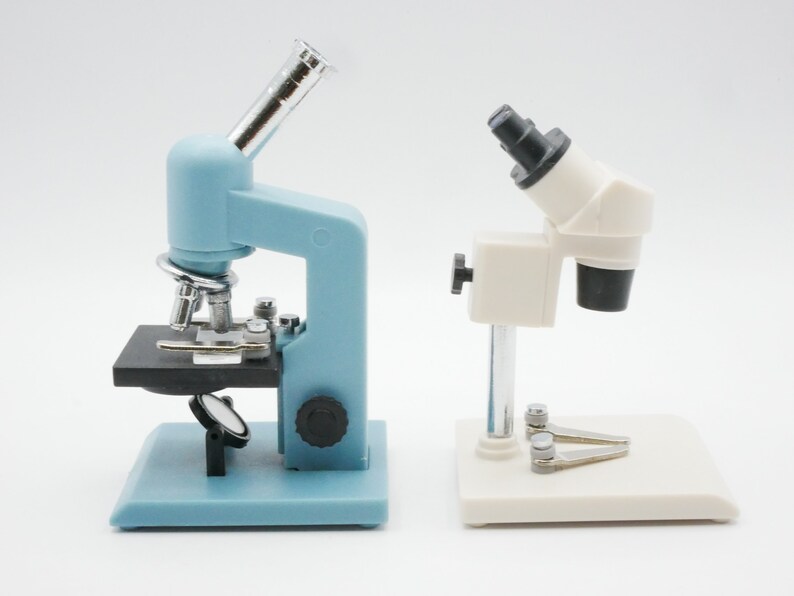 Miniature Model Laboratory Fittings Microscope Dollhouse Mini - Etsy