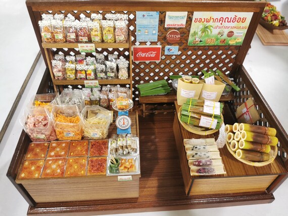 Miniature Snack Shop in Thailand Handmade Dollhouse Food Clay - Etsy