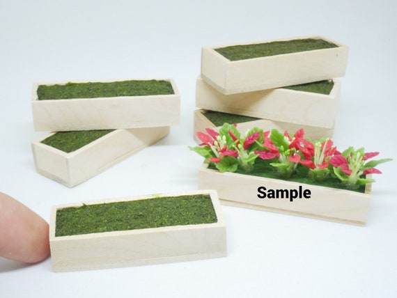 1 Miniature Rectangular Wood Box Handmade Filled With | Etsy