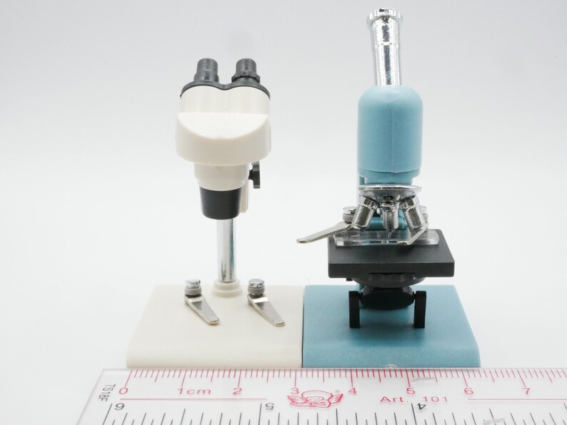 Miniature Model Laboratory Fittings Microscope Dollhouse Mini - Etsy