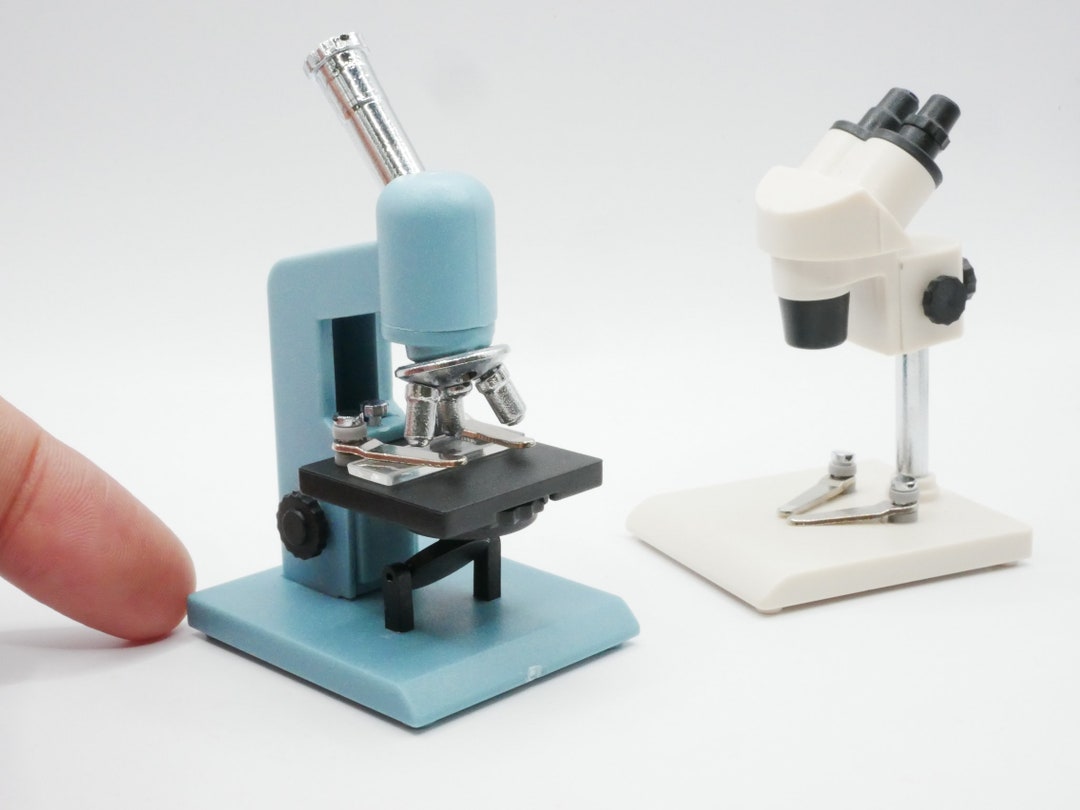 Miniature Model Laboratory Fittings Microscope Dollhouse Mini Doll 1/12 ...