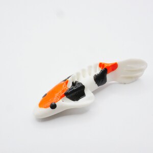 10 Pcs* Japanese Koi Fish Clay Doll Miniature Ceramic Handmade Fairy ...