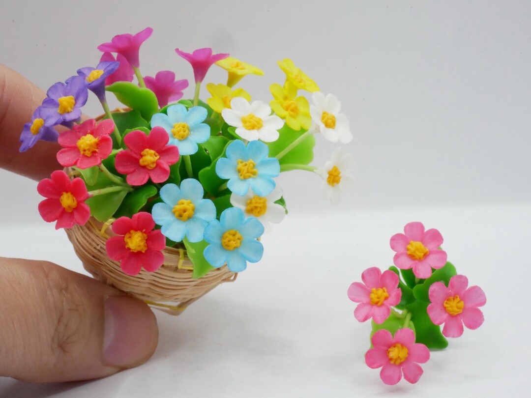 1 Pc Miniature Star Daisy Flower Clay Dollhouse Handmade Decoration 1: ...