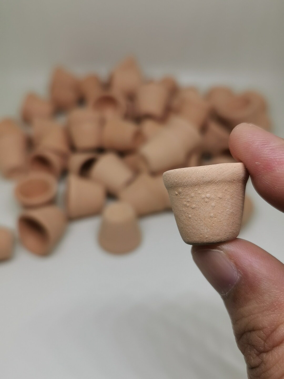Handmade Miniature Clay Pot: Dollhouse Fairy Garden Decor (18mm) - Etsy