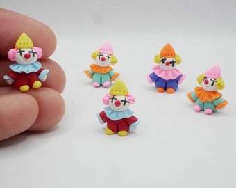 Mini Clown Handmade Figurine - Etsy