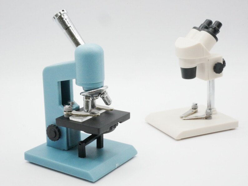Miniature Model Laboratory Fittings Microscope Dollhouse Mini - Etsy