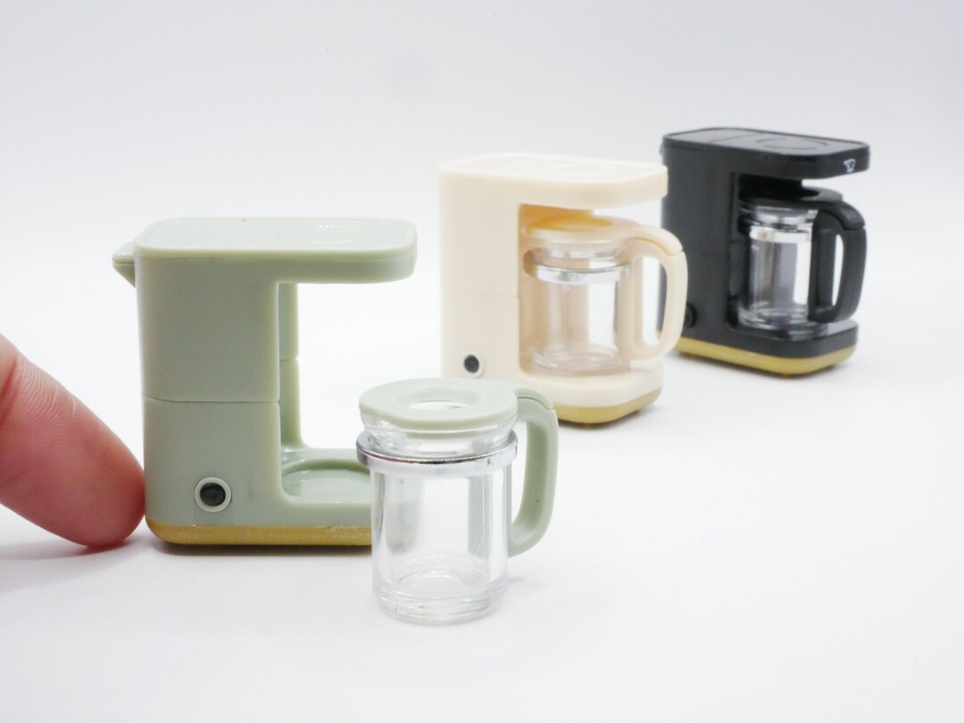 Miniature Coffee Maker Model Dollhouse Kitchen Cooking Mini Coffee Doll ...