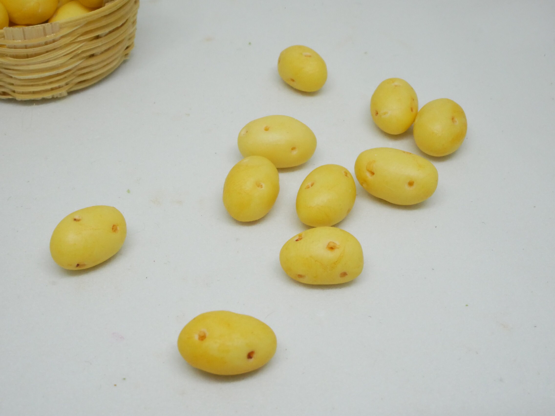 10 Pcs Miniature Potato Vegetable Clay Dollhouse Handmade - Etsy