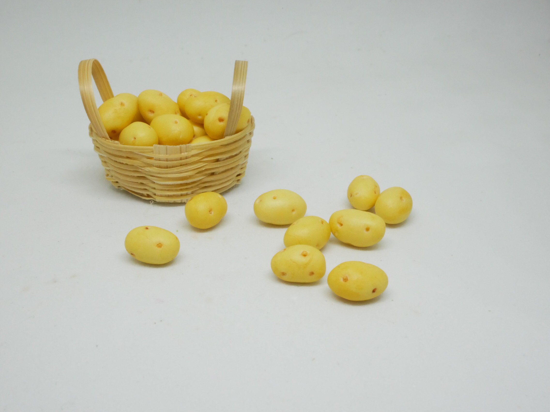 10 Pcs Miniature Potato Vegetable Clay Dollhouse Handmade - Etsy