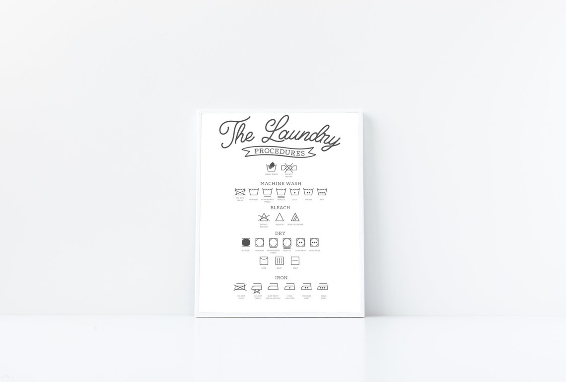 Laundry Room Print Utility Room Print Wall Art Unframed - Etsy