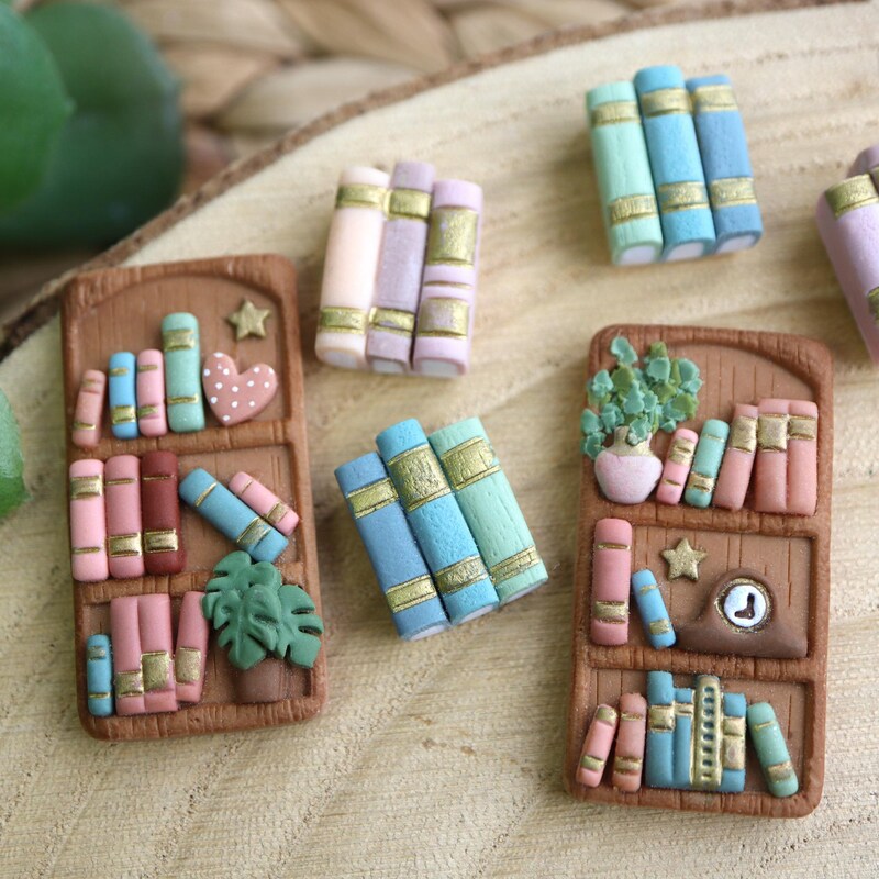 Book Clay Fridge Magnets - Etsy UK