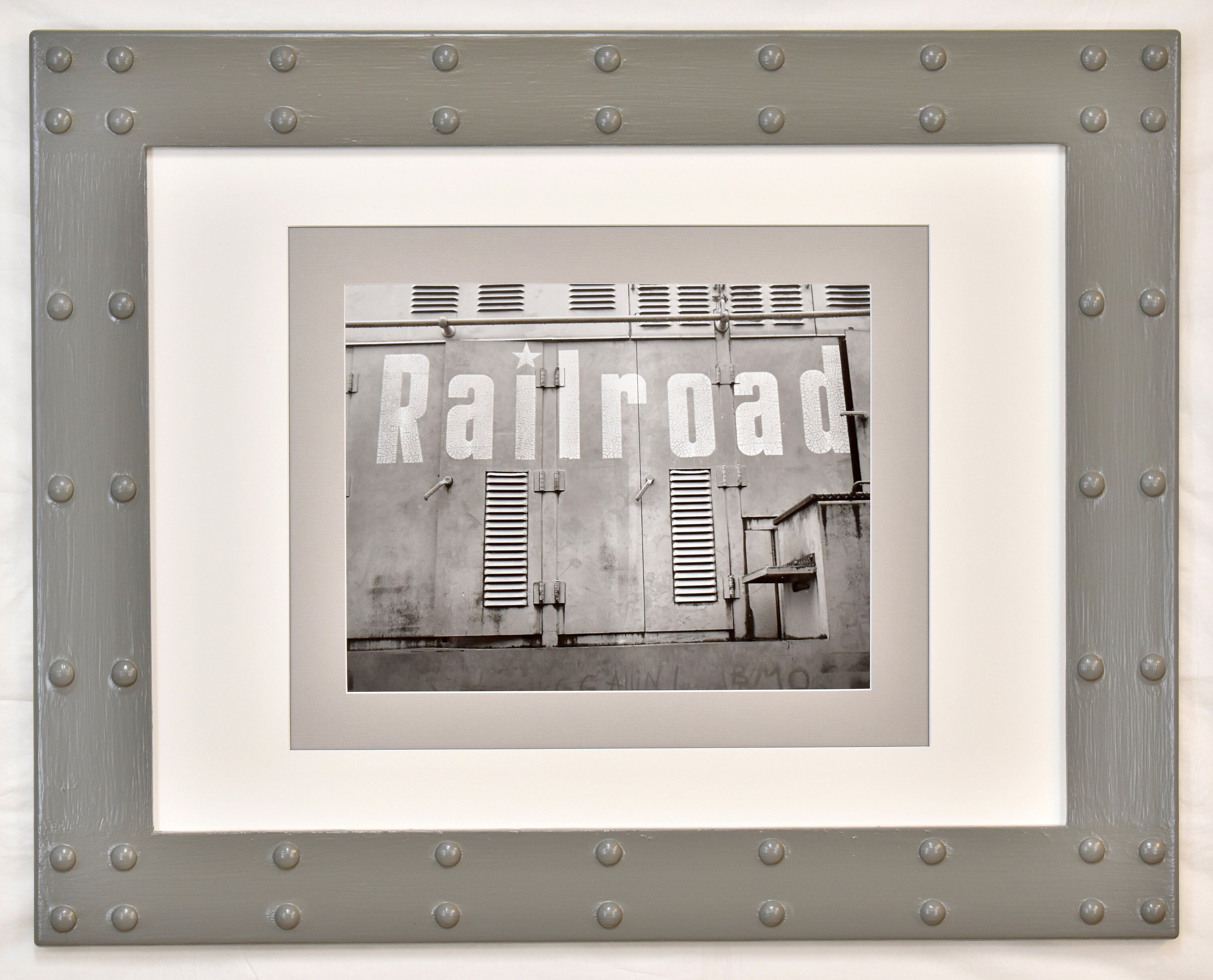 Rivetted Steel Faux Picture Frame | Etsy