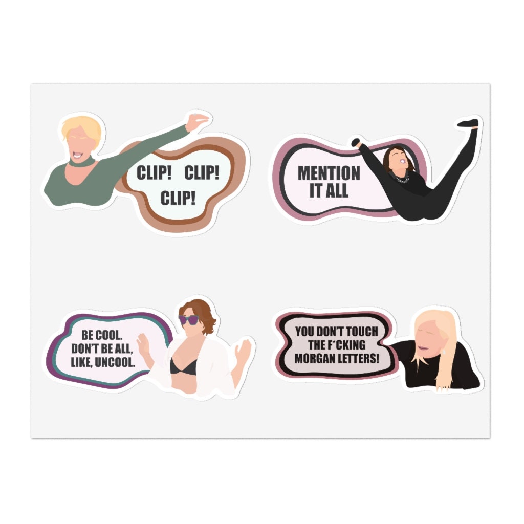 RHONY Sticker Set Real Housewives Stickers Cute Sticker Pack Celebrity ...