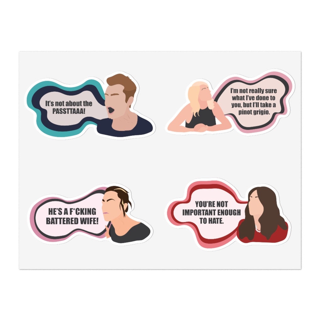 Vanderpump Rules Sticker Set Cute Sticker Pack Celebrity Stickers TV ...