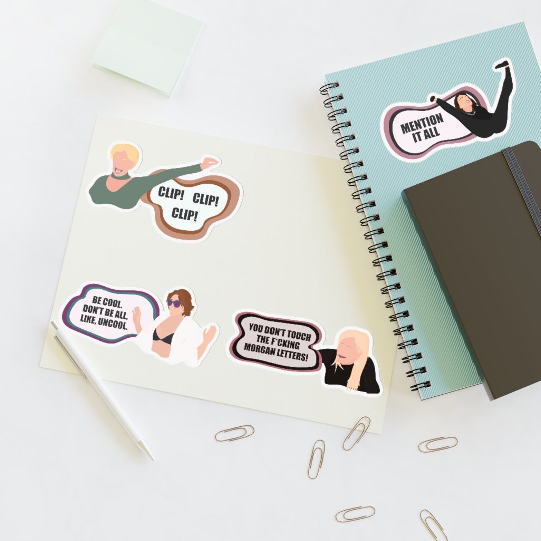 RHONY Sticker Set Real Housewives Stickers Cute Sticker Pack Celebrity ...