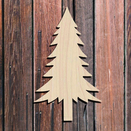 Pine Tree Laser Cut Unfinished Wood Cutout Shapes Always - Etsy