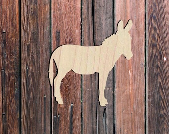 Wood Cutout Donkey - Etsy
