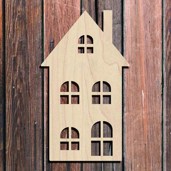 Wood House Cutouts - Etsy