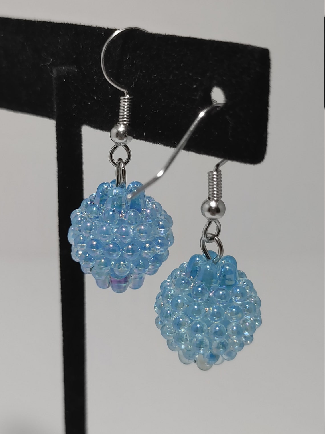 Beaded Berry Earrings Various Colors - Etsy