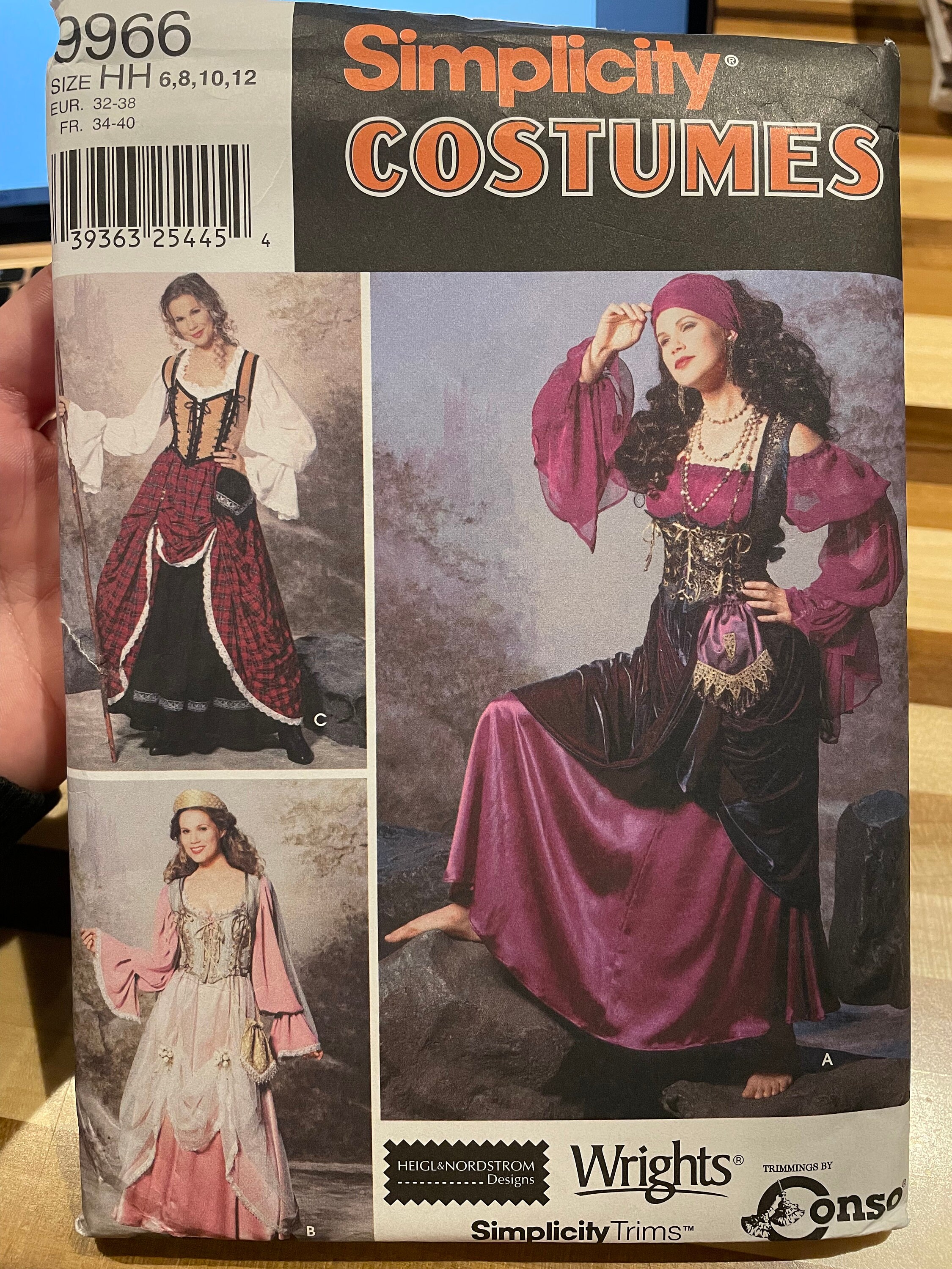 Misses' Fantasy Medieval Renaissance Gypsy Maiden Barmaid Costumes Out ...