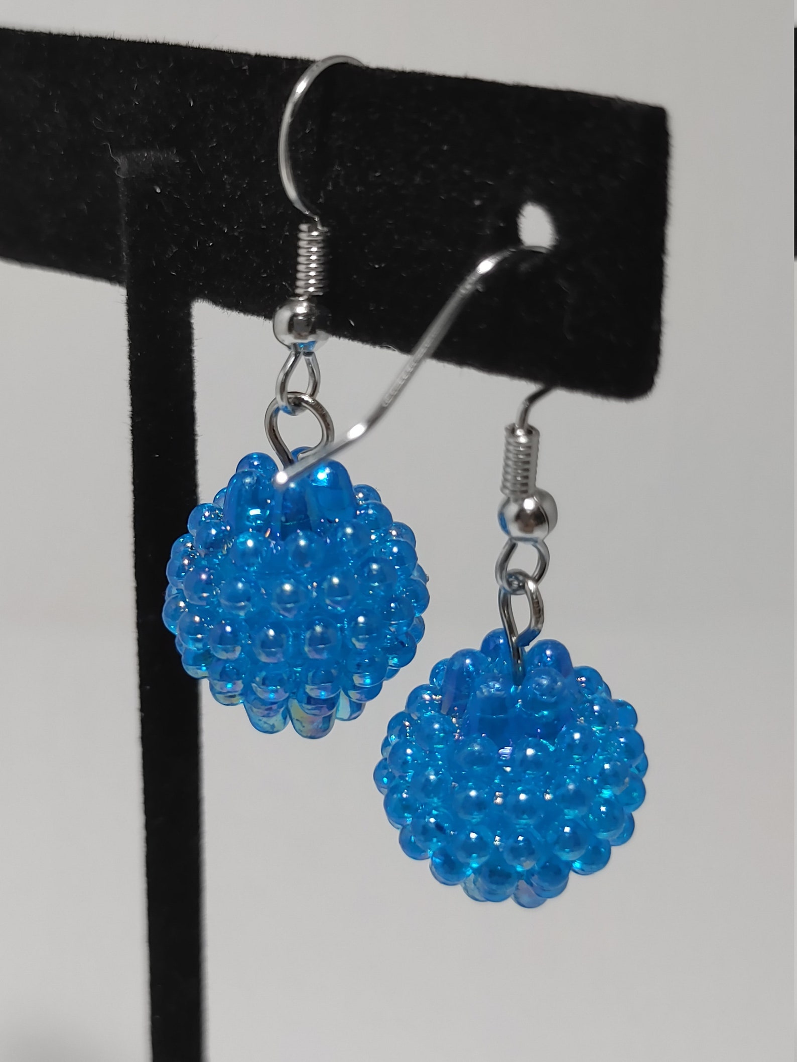 Beaded Berry Earrings Various Colors - Etsy