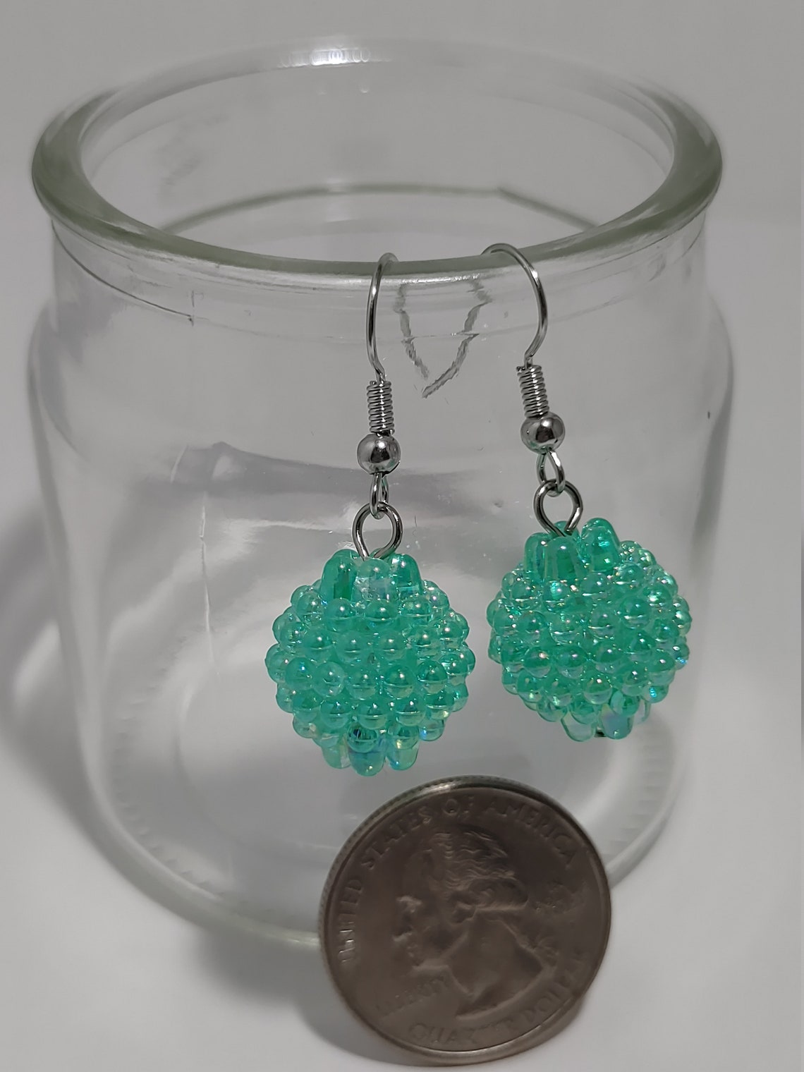 Beaded Berry Earrings Various Colors - Etsy