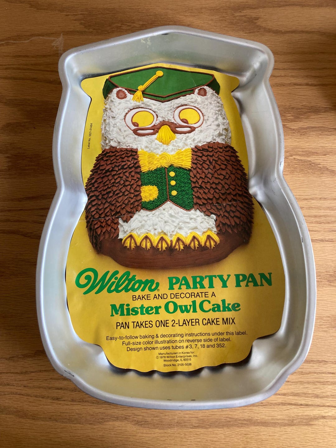 Wilton Mister Owl Cake Pan, Party Pan, Cake Mold - Etsy