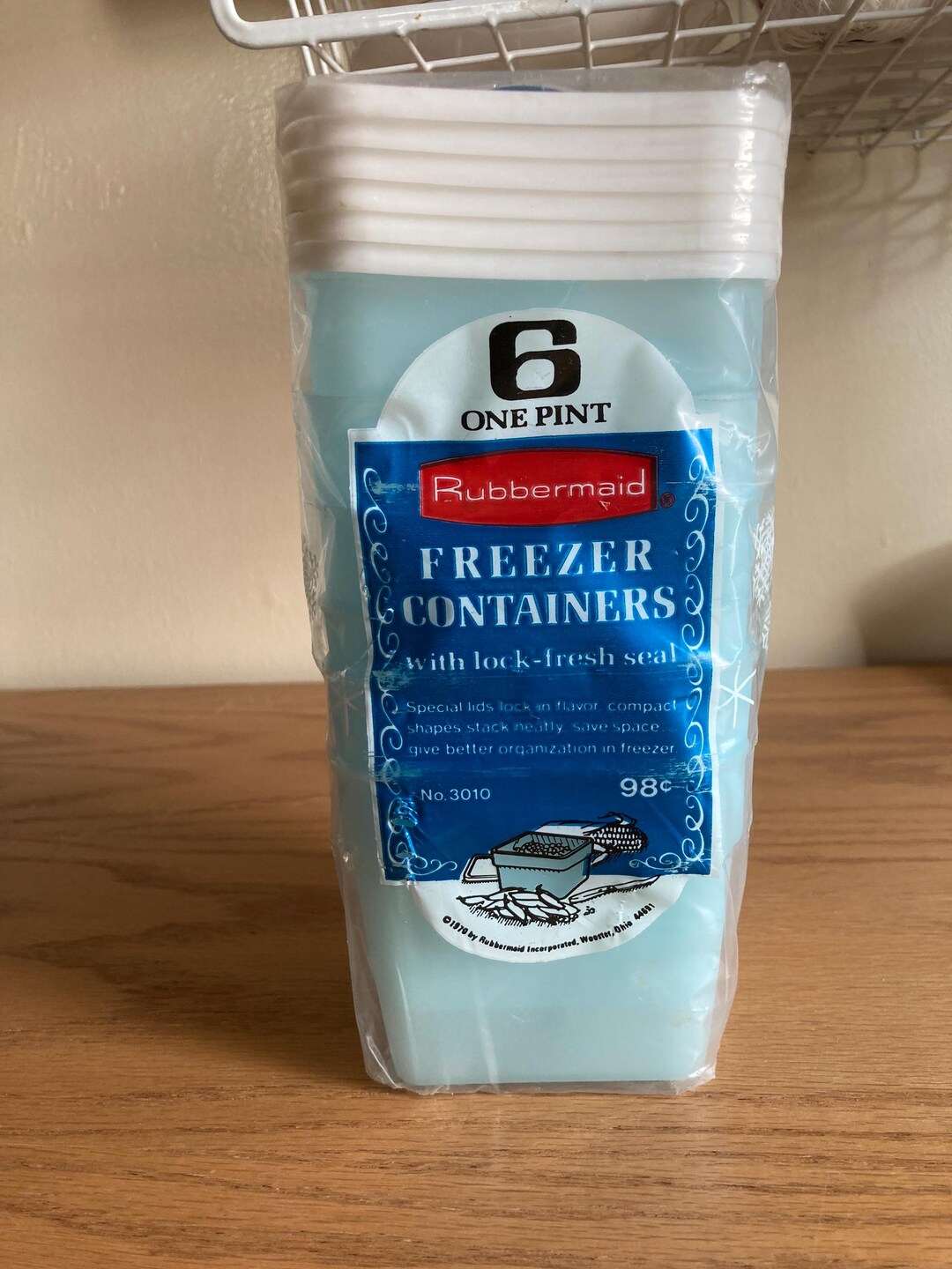 Vintage Rubbermaid Pint Freezer Containers, New in Package, 1970 - Etsy