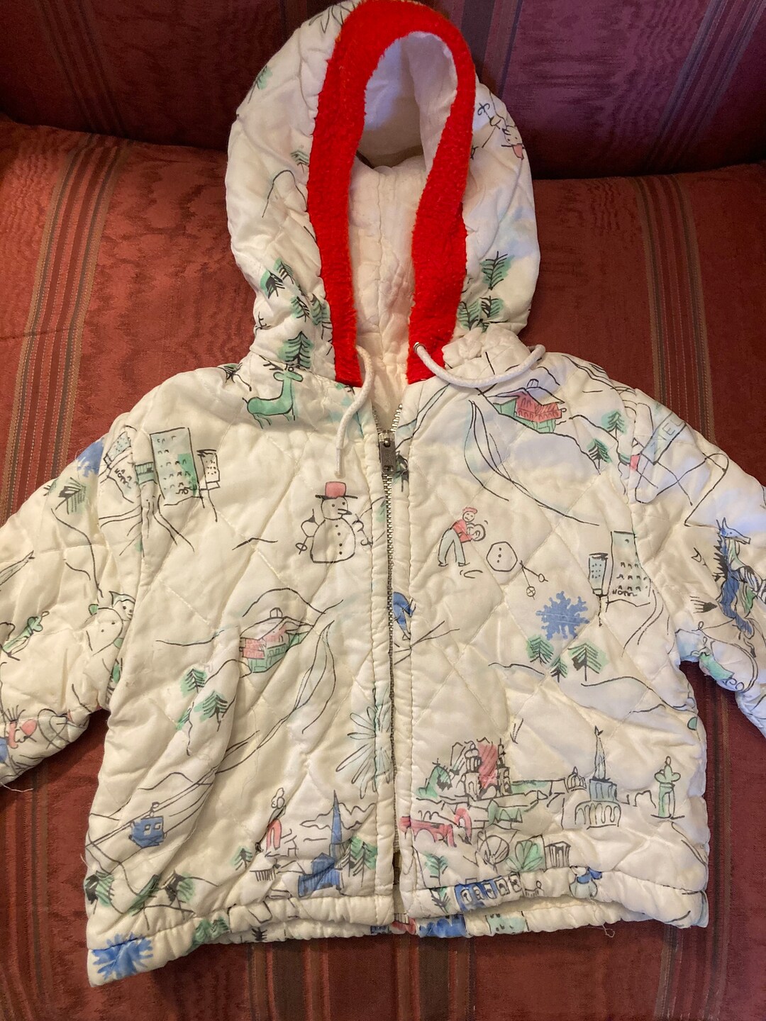 Vintage Childs Novelty Print Coat, 1950s 1960s 1970s - Etsy