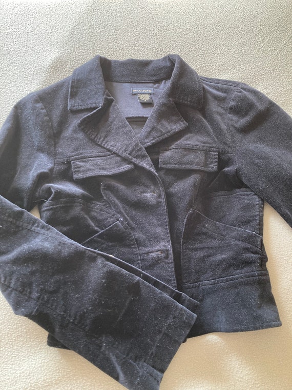 Vintage velvet jacket brass - Gem