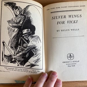 Silver Wings for Vicki by Helen Wells Vintage Hardcover - Etsy