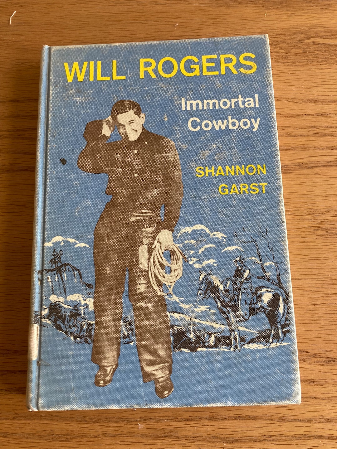Will Rogers Immortal Cowboy by Shannon Garst Vintage Hardcover - Etsy