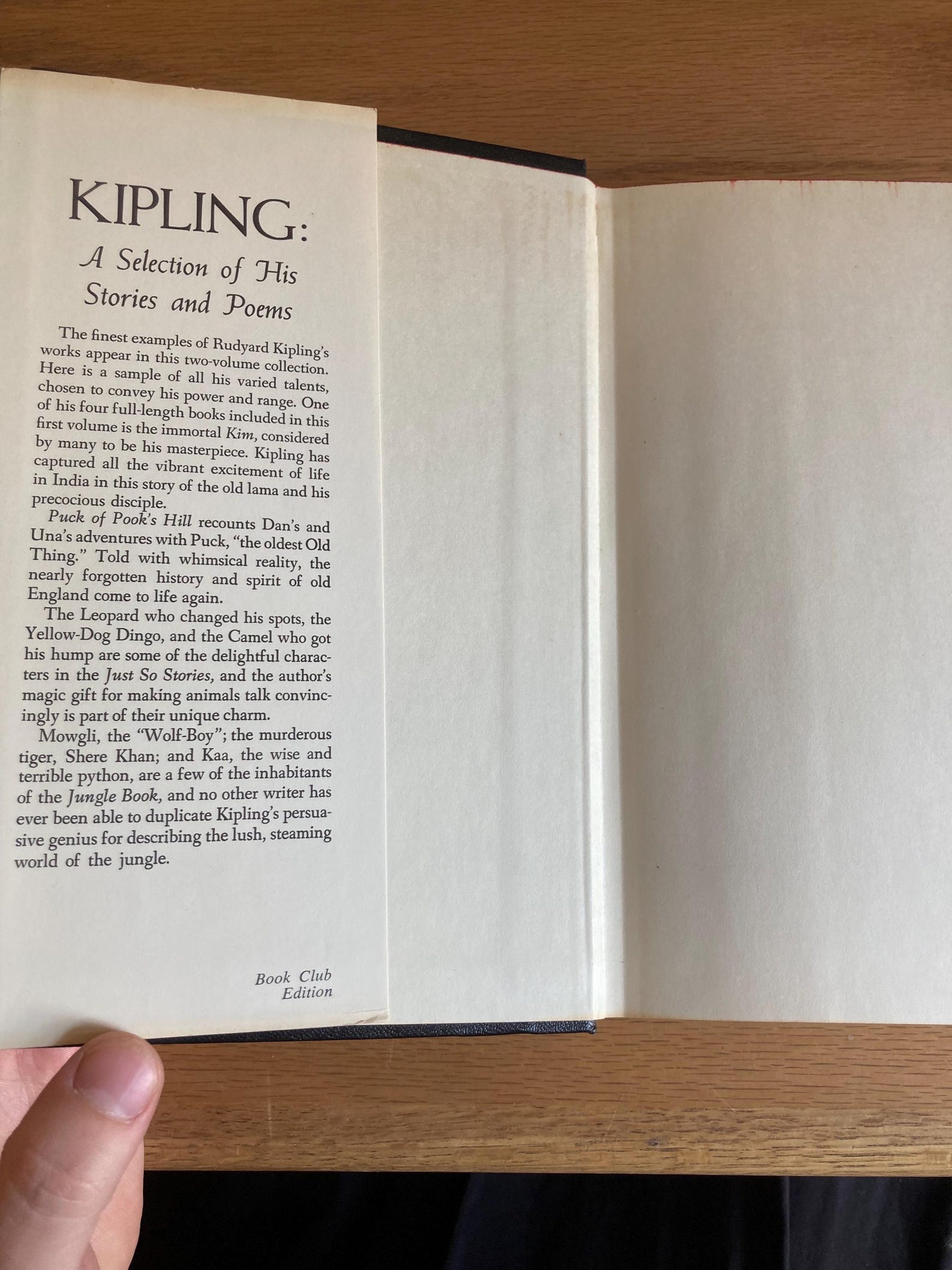 Vintage Kipling Stories and Poems: 1956 Hardcover, Illustrated Dust ...