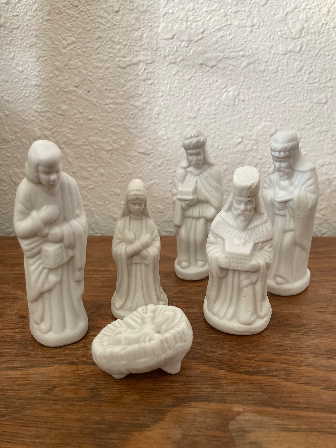 Vintage Ceramic 6-piece Nativity Set in Original Box - Etsy