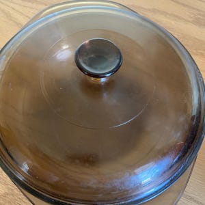 Pyrex Amber Glass Casserole Dish With Lid - Etsy