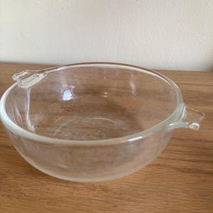 Vintage Clear Glass Pyrex Casserole Dish, 20 Ounce - Etsy