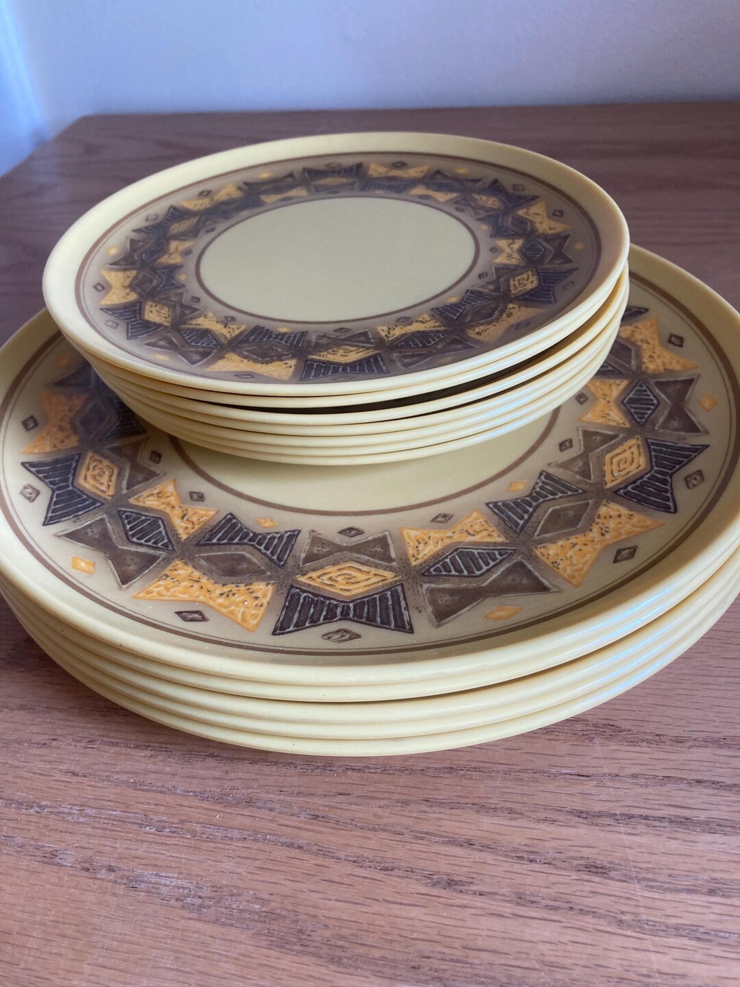 Lot of Miramar Melmac Plates, Dinner, Salad, Dessert, 100, 103 - Etsy