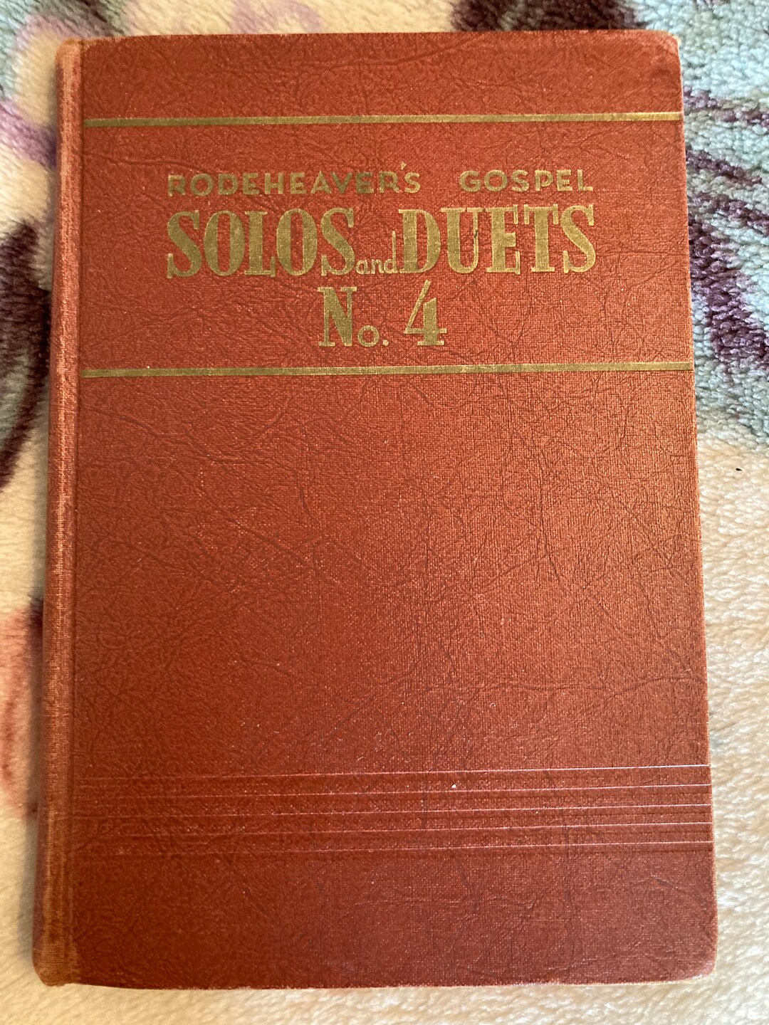 Rodeheaver’s Gospel Solos and Duets Number 4 Vintage Music Book - Etsy