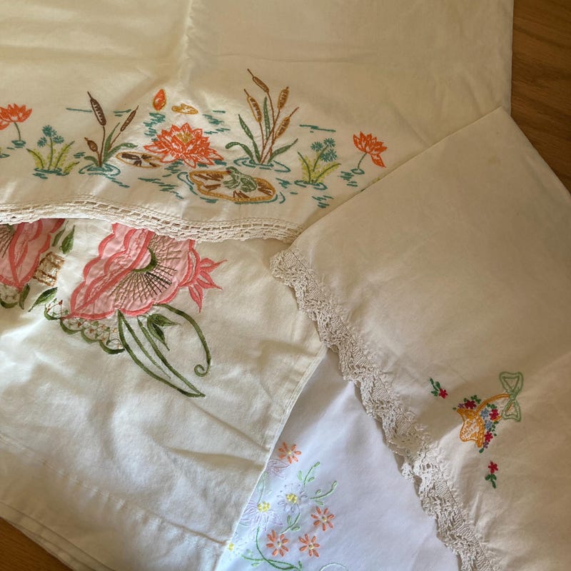 Embroidered Pillows - Etsy