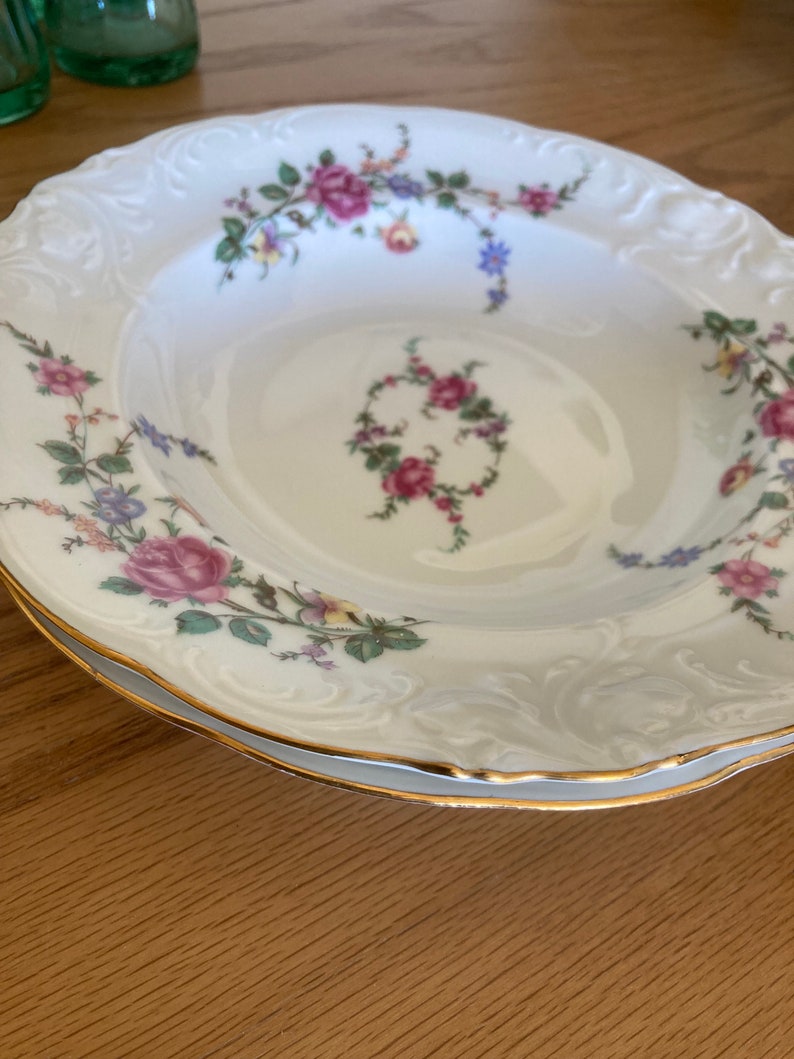Wawel Rose Garden Soup Bowls, Made in China, Set of 2 - Etsy