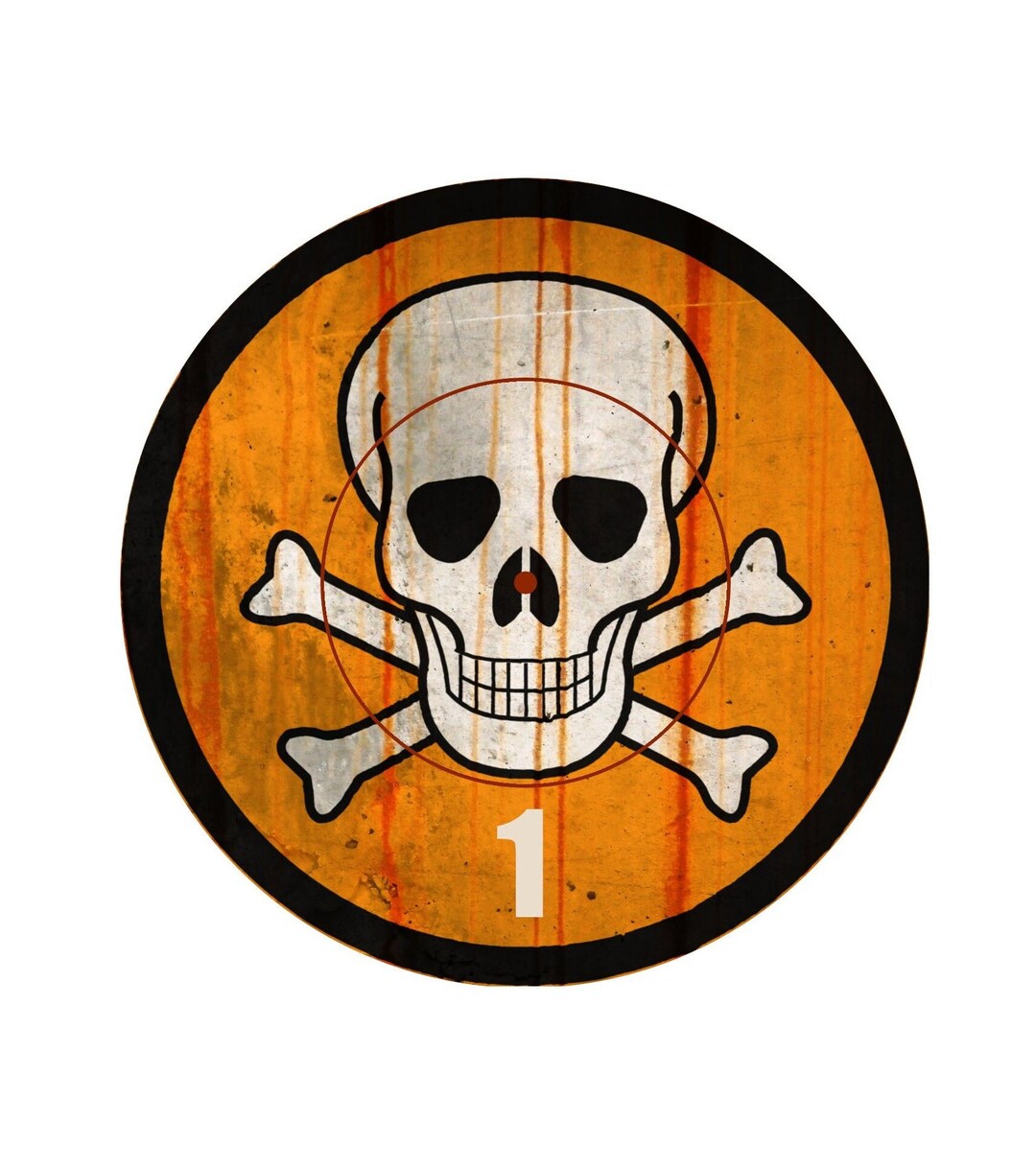 Neoprene Objective Markers 4 Skull Hazard Zone Team Gaming Style 1 set ...