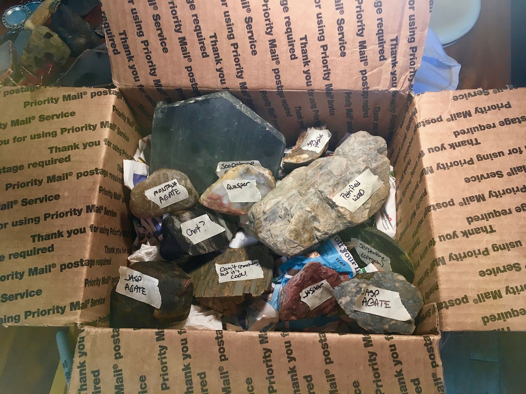 ROCKS in a Box! Mystery Assortment of Stones From Montana - Etsy